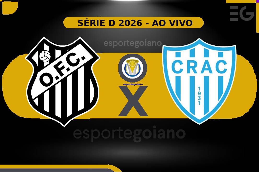 Ao vivo: Operário-MS X CRAC - 9ª rodada da Série D - EG - Esporte Goiano