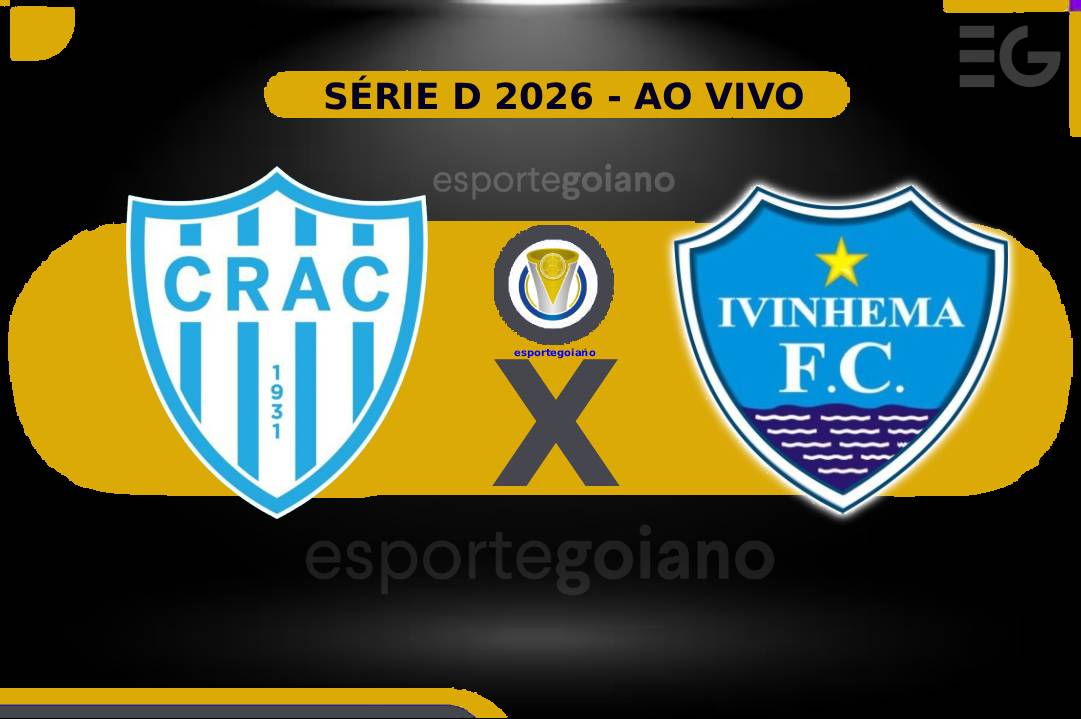 Ao vivo: Crac x Ivinhema - 10° rodada da Série D - EG